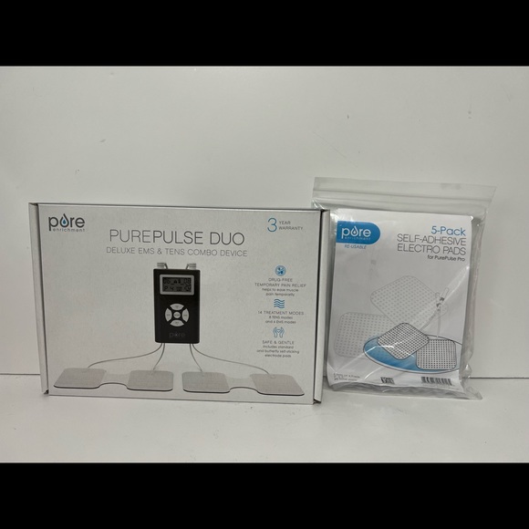 Pure Enrichment | Wearables | Pure Enrichment Purepulse Duo Tensems Bundle 5 Extra Pack Of ...